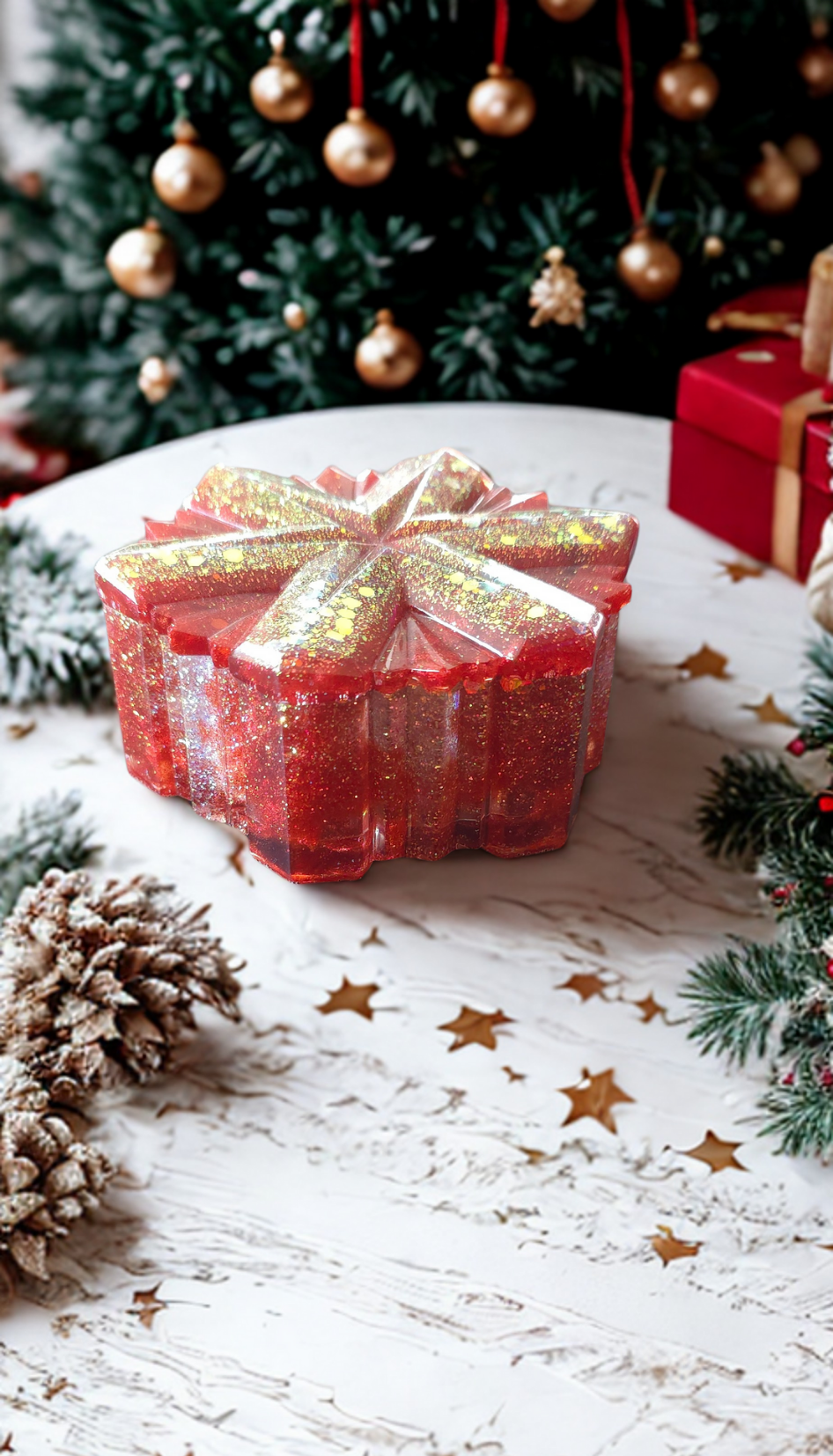 Opal Red Empress Radiance Jar – Black Rose Epoxy Designs, LLC